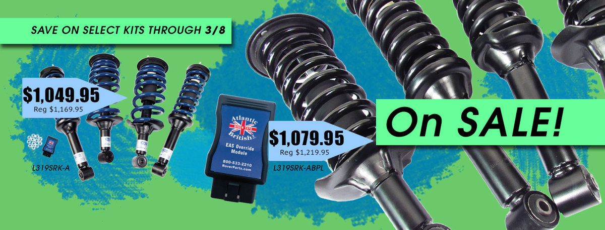 Air To Coil Suspension Conversion Kits For Land Rover LR3, LR4, And ...