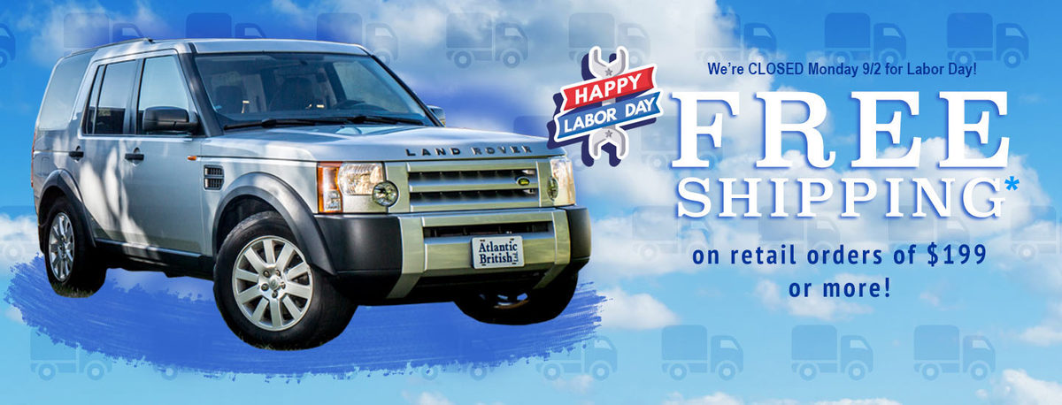 Free Shipping On Land Rover Parts at Atlantic British