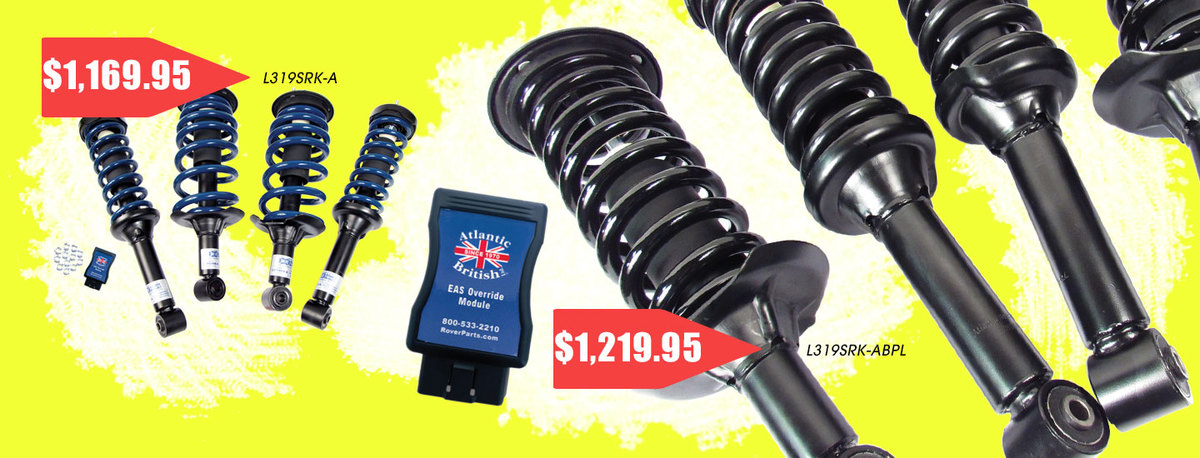 Air To Coil Suspension Conversion Kits For Land Rover LR3, LR4, And ...