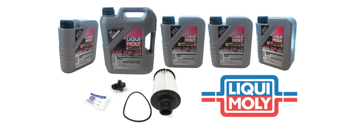 LIQUI MOLY Complete Oil Change Kits for Land Rovers
