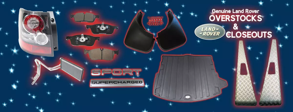 Genuine Land Rover Closeouts and Overstocks Sale